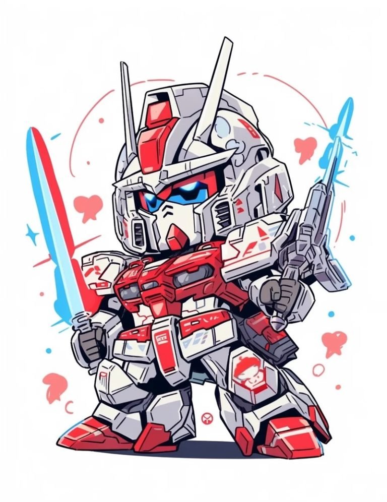 66+ Ảnh Gundam chibi đẹp cho hình nền điện thoại, avatar